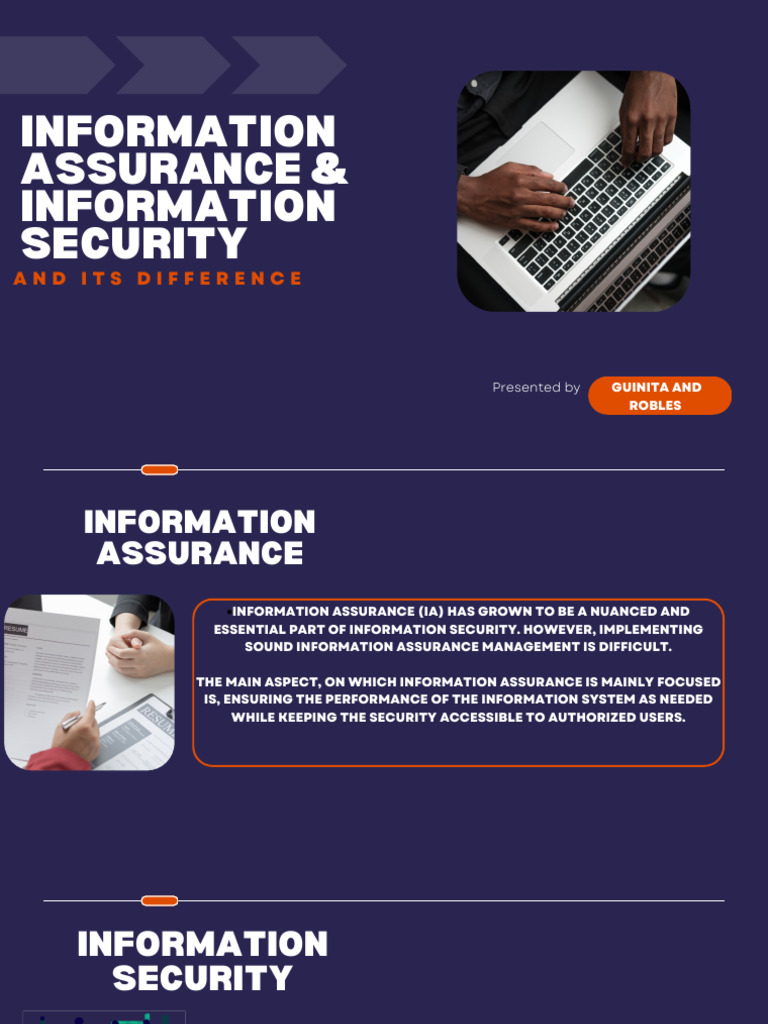 Information Assurance vs. Security Explained | PDF | Security | Computer Security