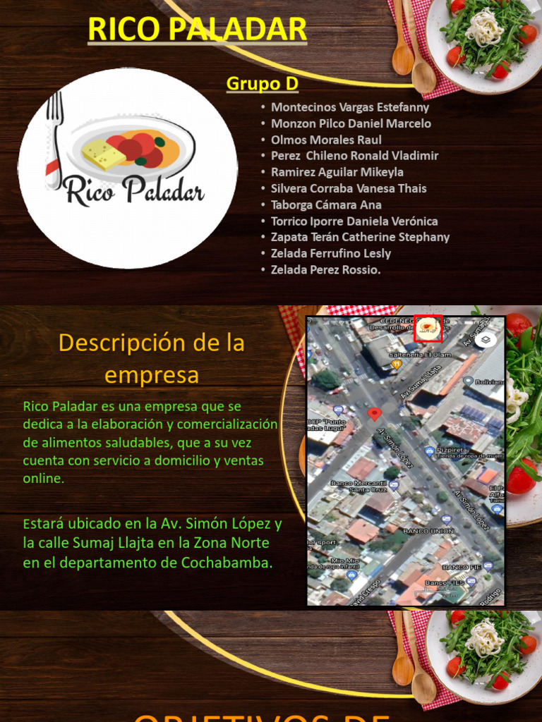 Proyecto Final Grupo | PDF | Alimentos | Vegetales