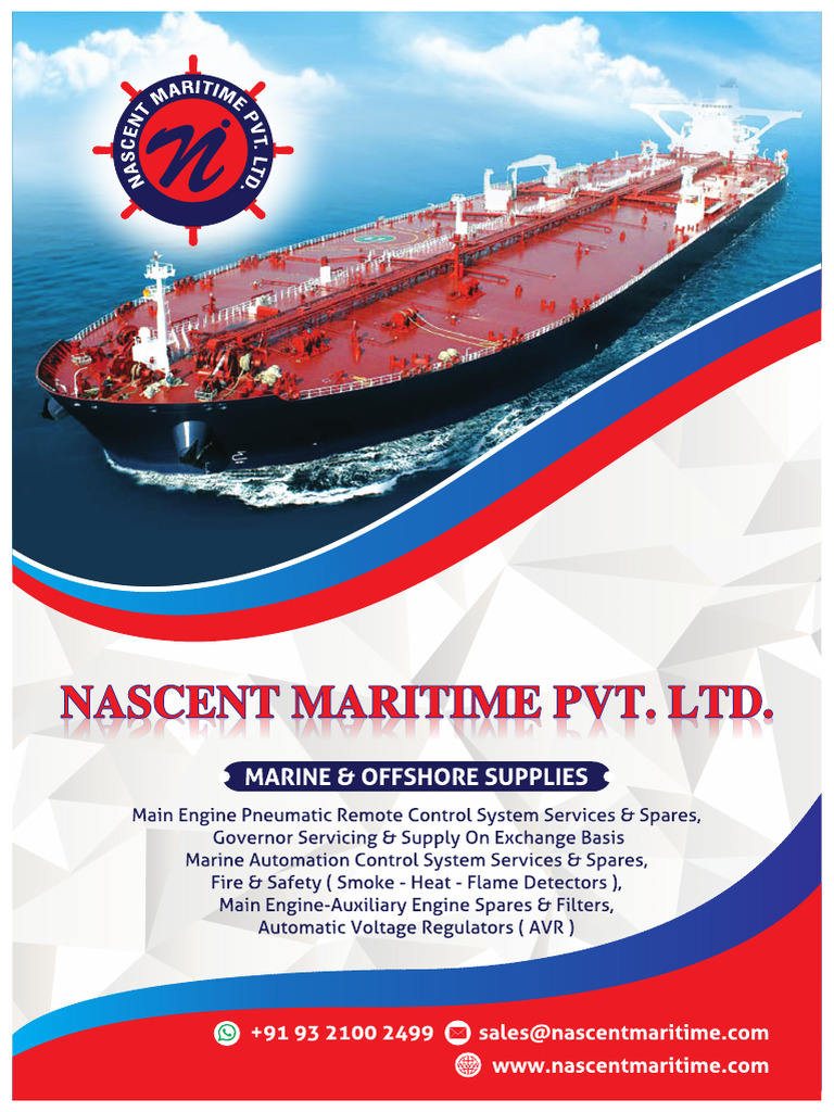 Nascent Maritime Pvt. Ltd. - Brochure Design Final Page. | PDF Nascent Maritime Pvt. Ltd. - Brochure Design Final Page. | PDF