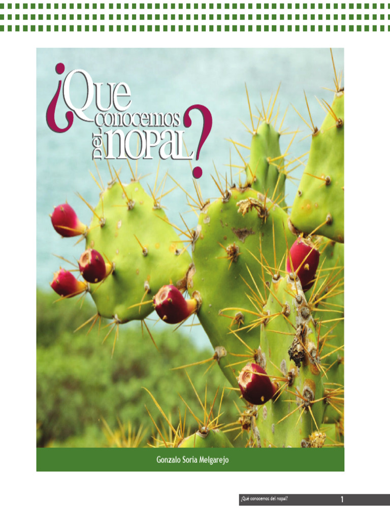 Que Conocemos Del Nopal | PDF | Biocombustible | Energía renovable