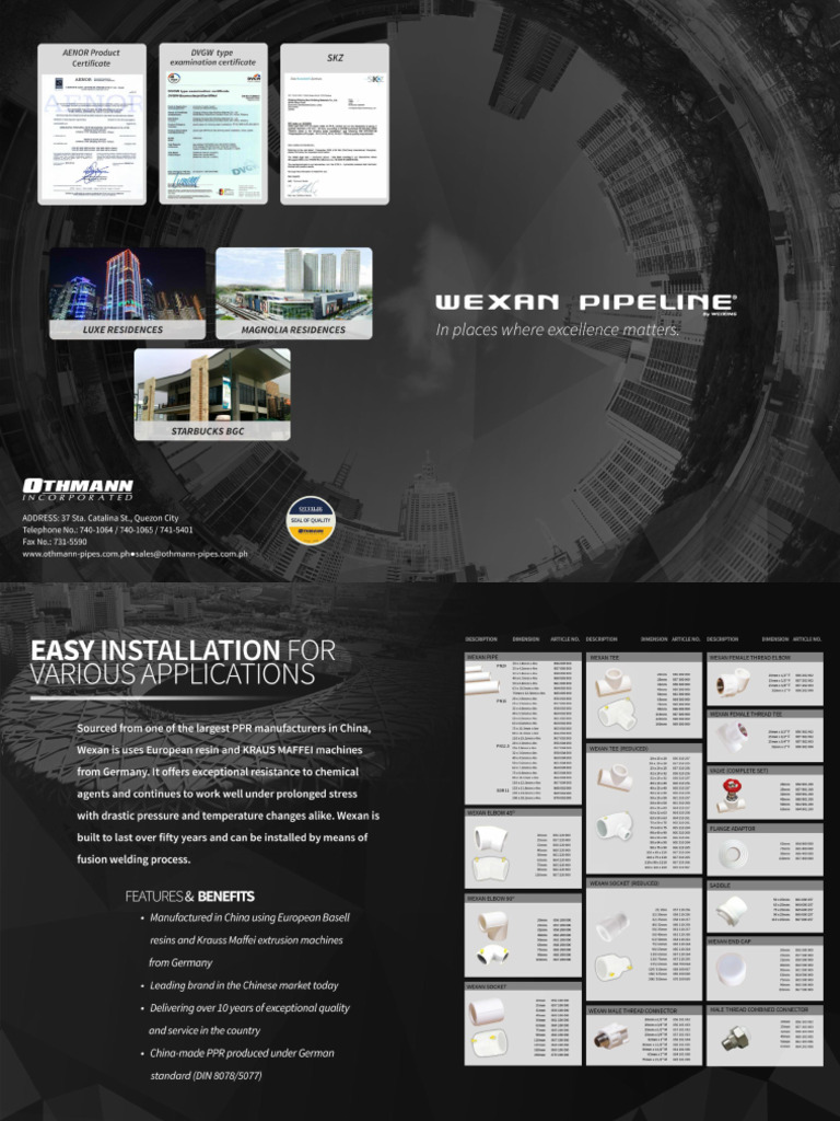 Wexan PPR Brochure | PDF