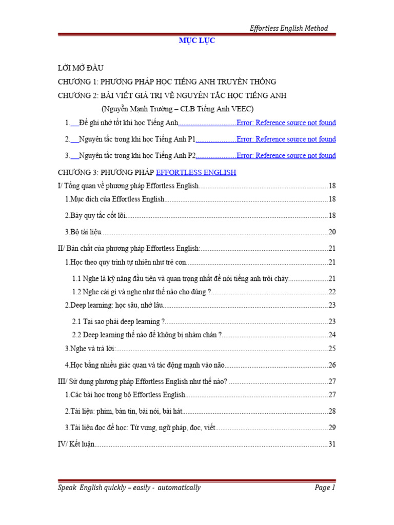 (123doc) Effortless English Method | PDF