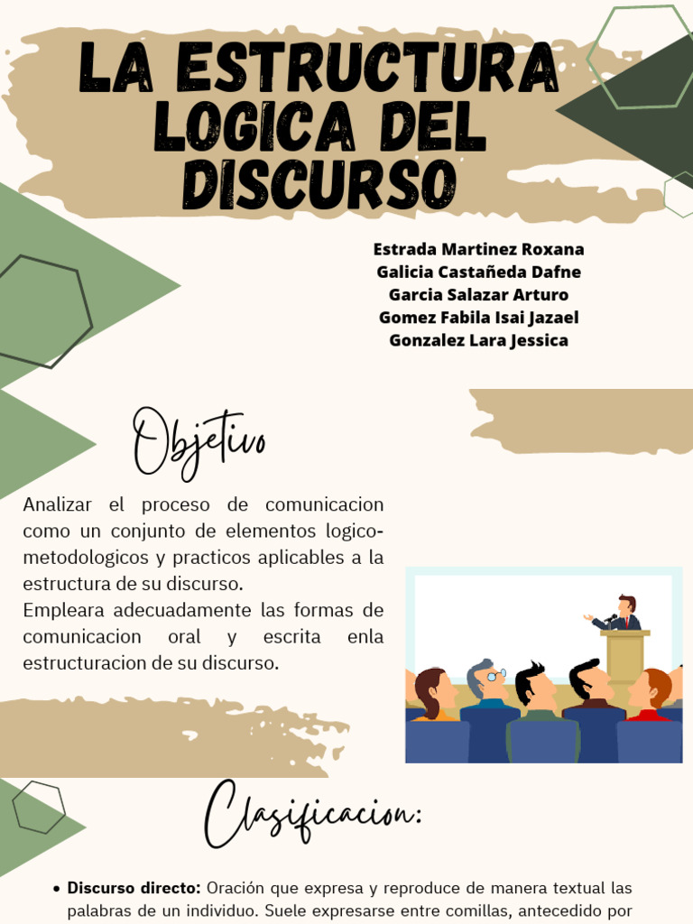 La Estructura Logica Del Discurso | PDF | Hablar en público | Comunicación