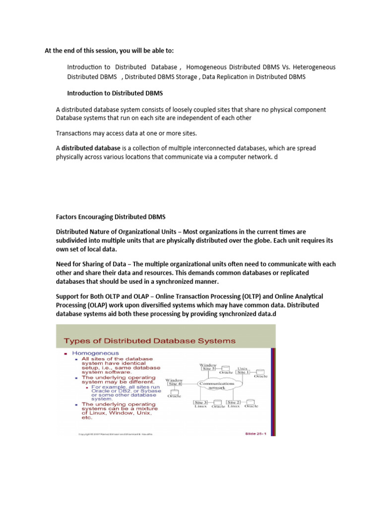 Adbms Notes Pdf Databases Parallel Computing
