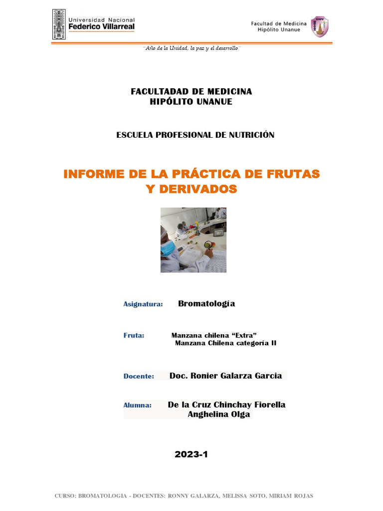 Análisis de Manzanas Chilenas | PDF | Comida y bebida