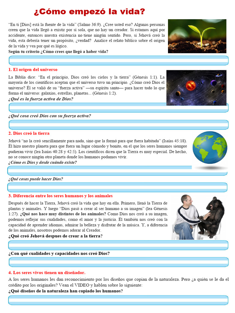 Cómo Empezó La Vida Descargar Gratis Pdf Dios Libro Del Génesis