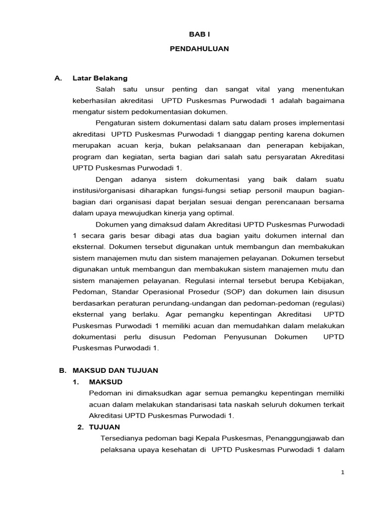 Pedoman Penyusunan Dokumen NEW 202322 | PDF