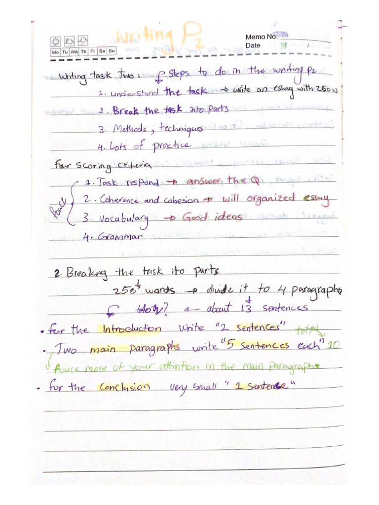 Writing P2 Introduction | PDF