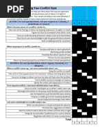 Conflict Management Questionnaire | PDF | Behavioural Sciences | Psychology