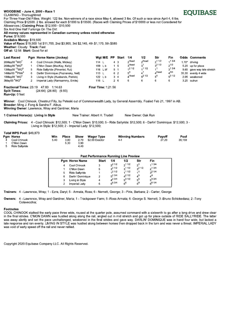 Full Card 2000 Plate Trial Charts | PDF
