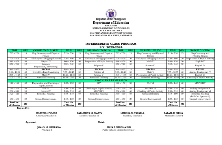 Intermediate Program FINAL | PDF Intermediate Program FINAL | PDF