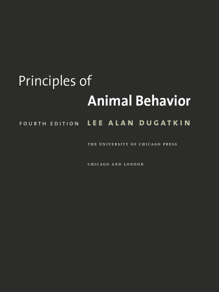 Animal Behavior Insights | PDF | Ethology | Natural Selection