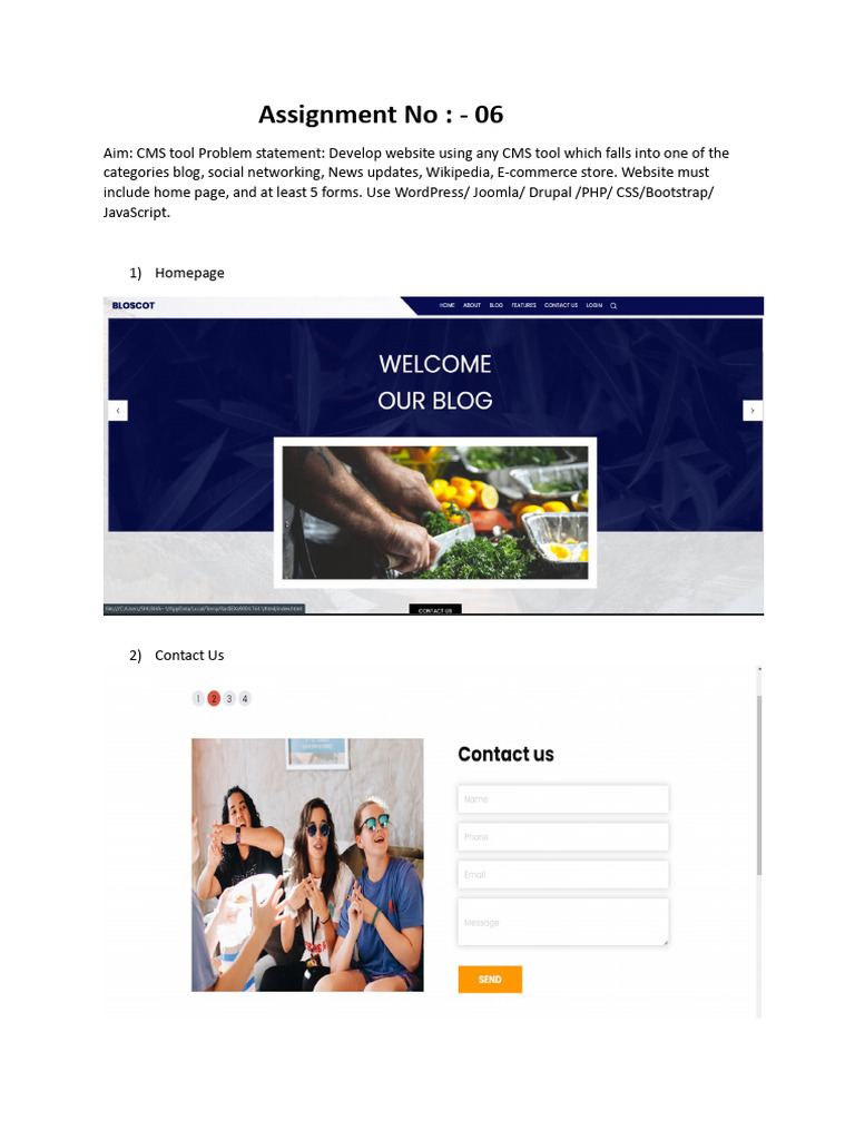 Assignment No 6 - HCI | PDF