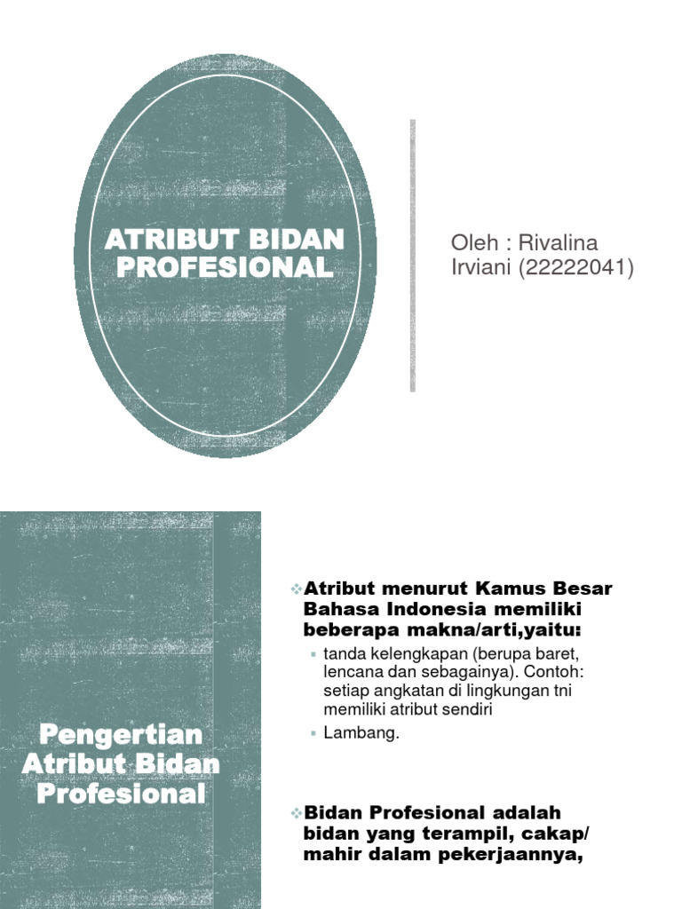 Atribut Bidan Profesional | PDF