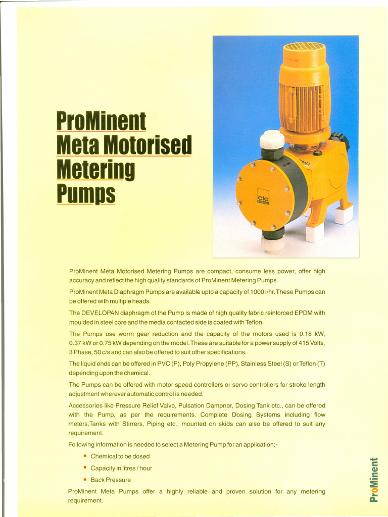 Meta Pump | PDF
