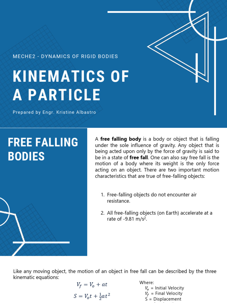 4 - Free Falling Bodies' | PDF