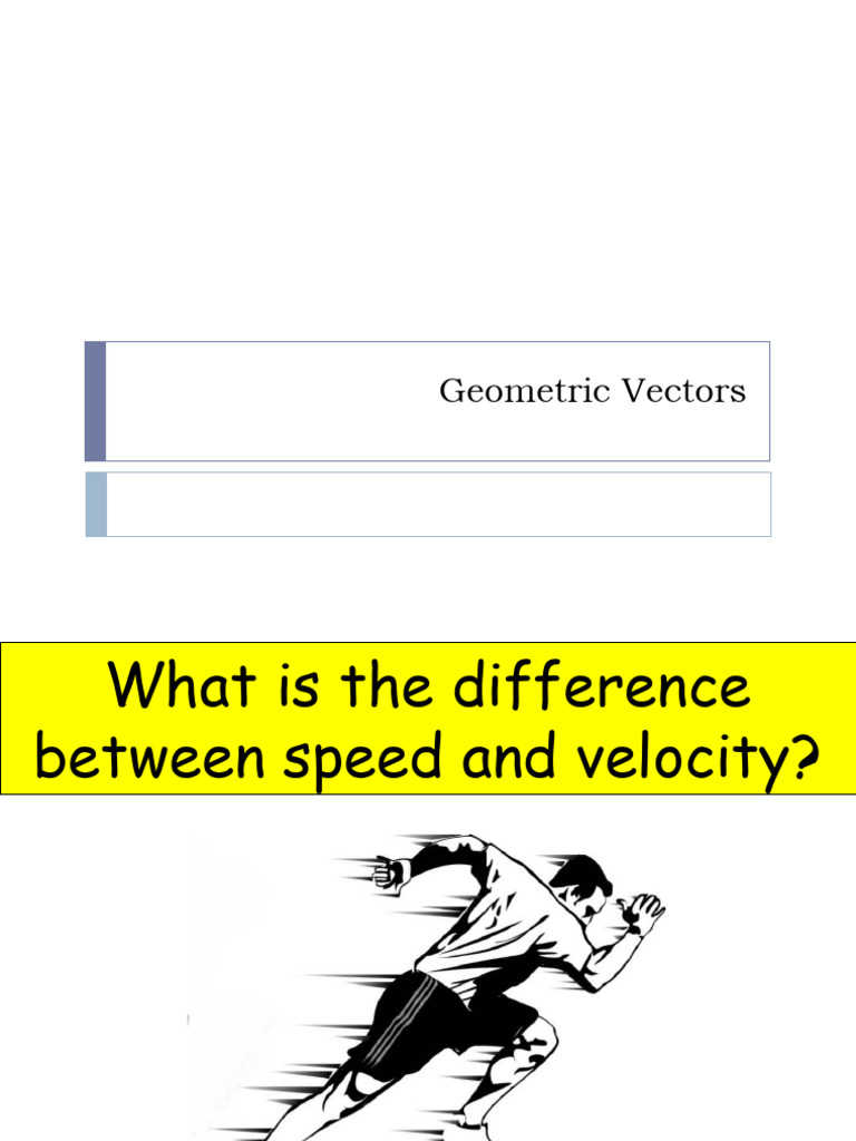 Vectors Pdf Euclidean Vector Velocity