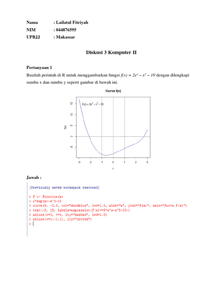Lailatul Fitriyah - Diskusi 3 Komputer II | PDF