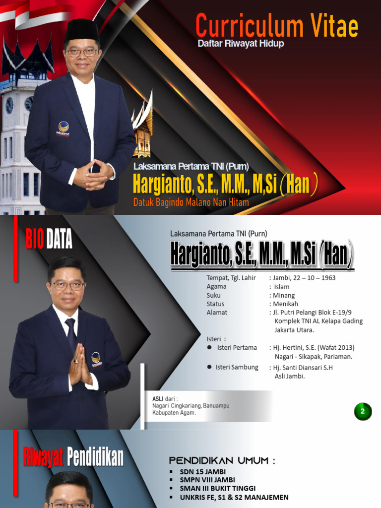 CV HARGIANTO FINAL Oke Bos Edit | PDF