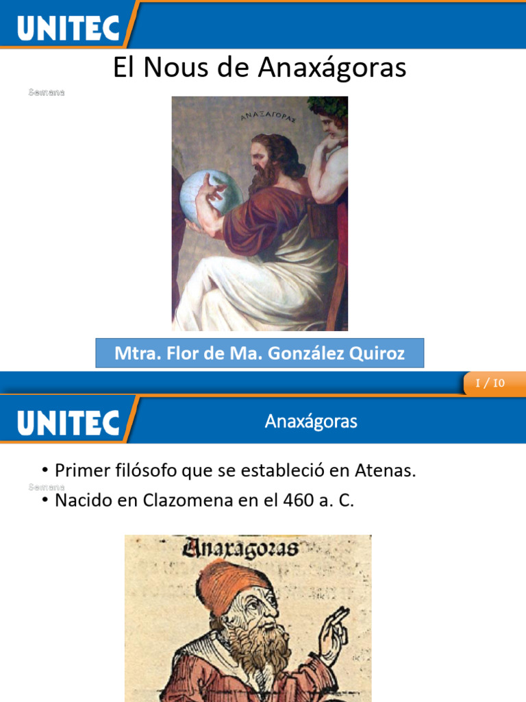 El Nous de Anaxágoras | PDF