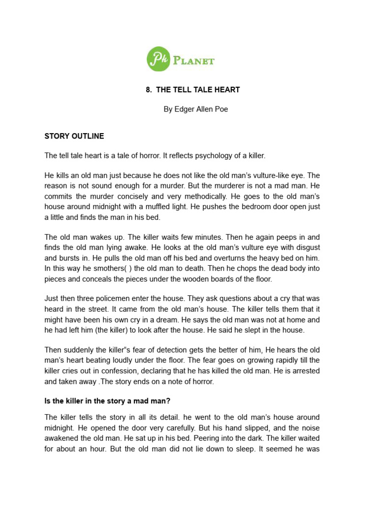 The Tell Tale Heart | PDF