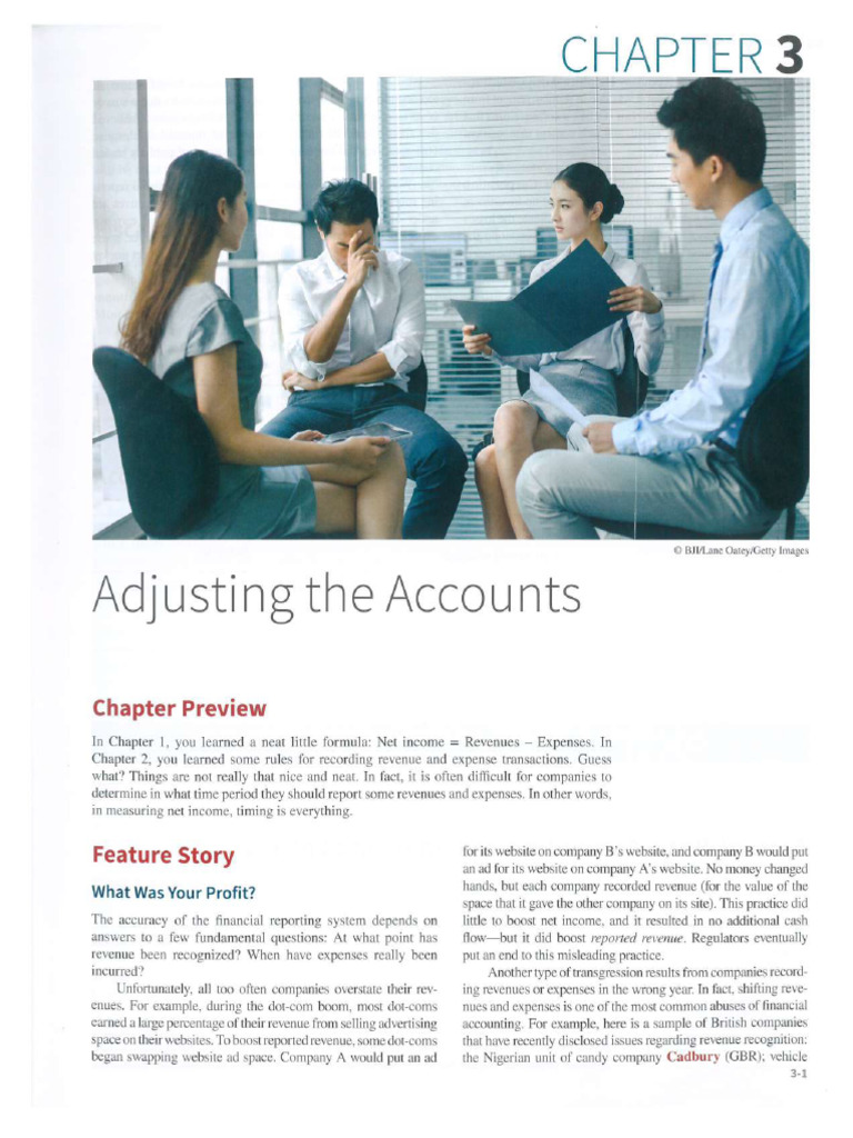 CH 3 Adjusting The Accounts - Compressed | PDF