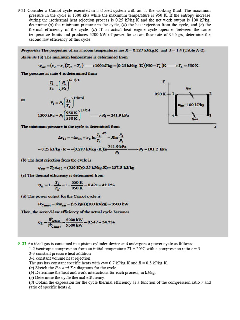 GP Cycle | PDF | Gas Turbine | Thermodynamics
