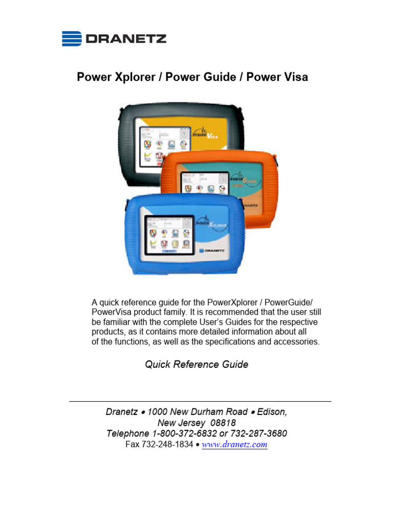 Dranetz Manual - Power Xplorer Power Guide Power Visa | PDF | Root Mean ...