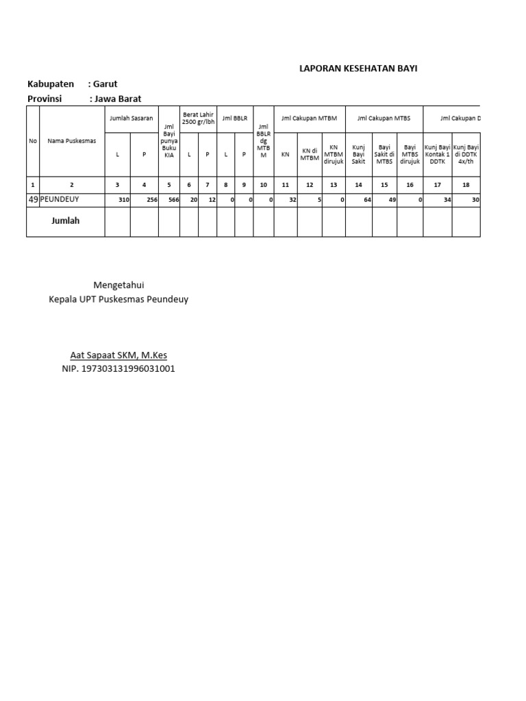 Lap Sdidtk PKM Peundeuy Okt 2021 | PDF