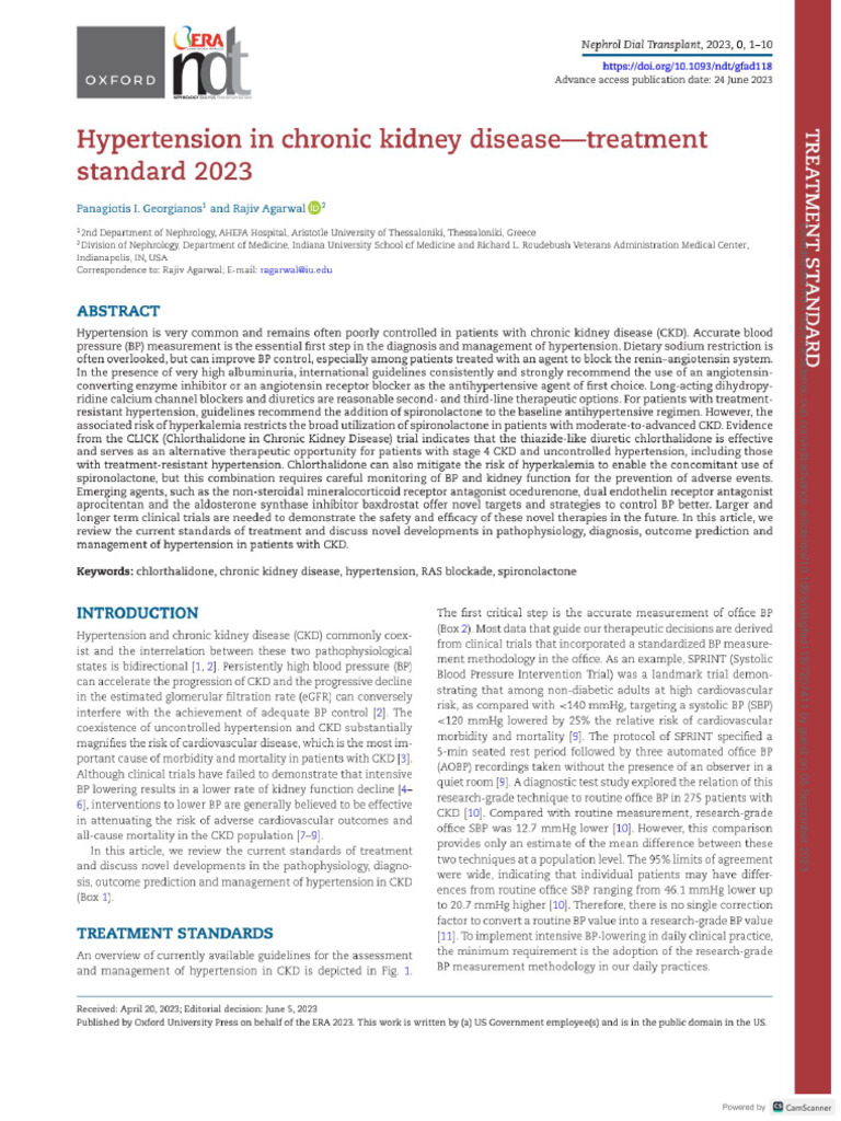 HTA Y ERC Treatment Standards 2023 | PDF