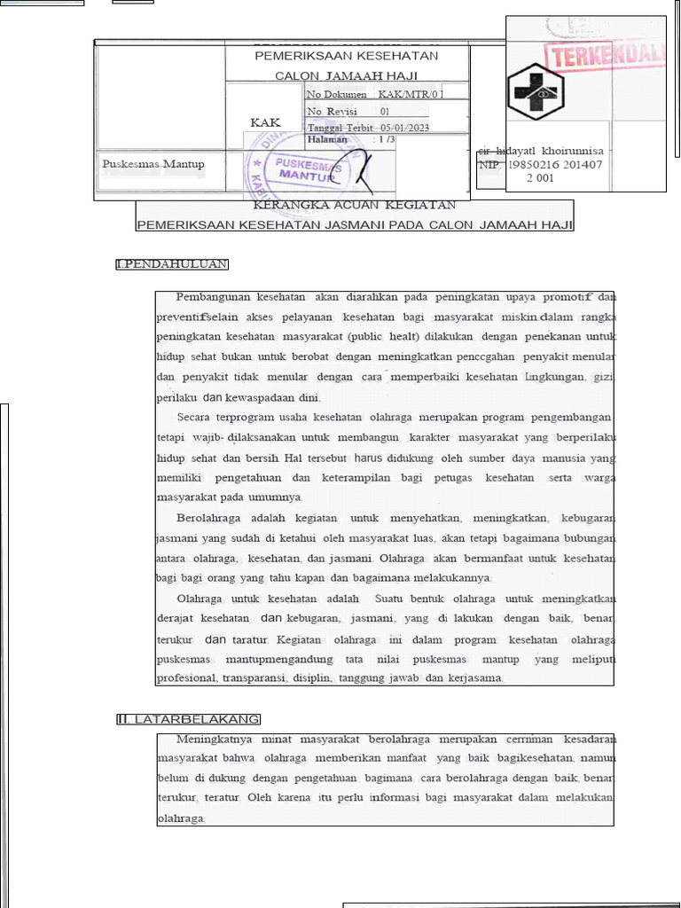 7.kak Sop Matra | PDF | Pengembangan Diri