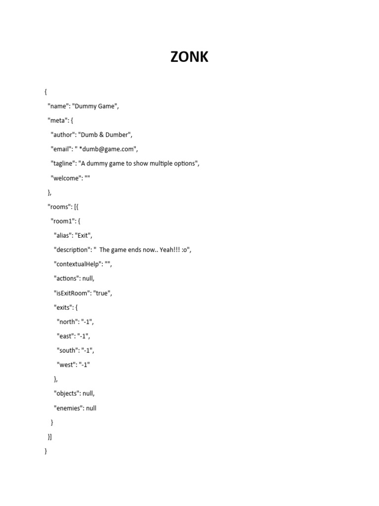 Zonk | PDF