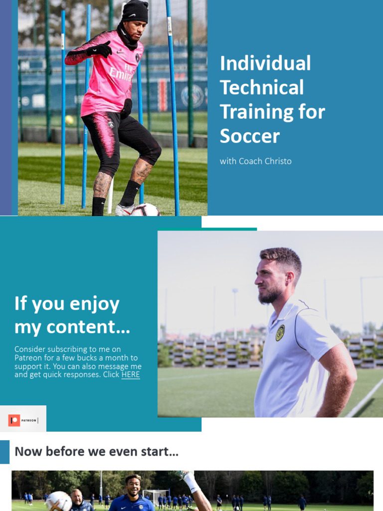 Introduction To Technical Training For Football | PDF