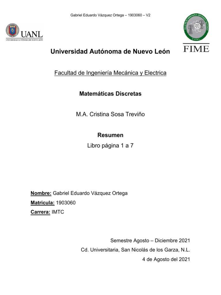 Act1 1903060 | PDF | Proposición | Verdad