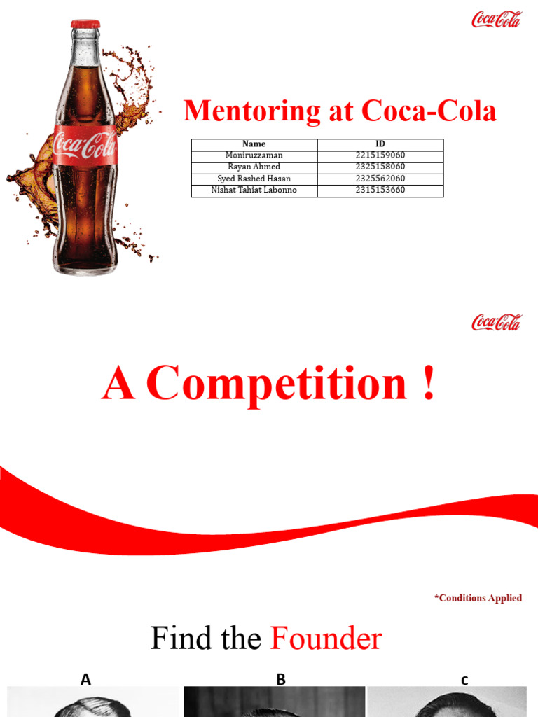 Coca-Cola Mentoring Program Overview | PDF