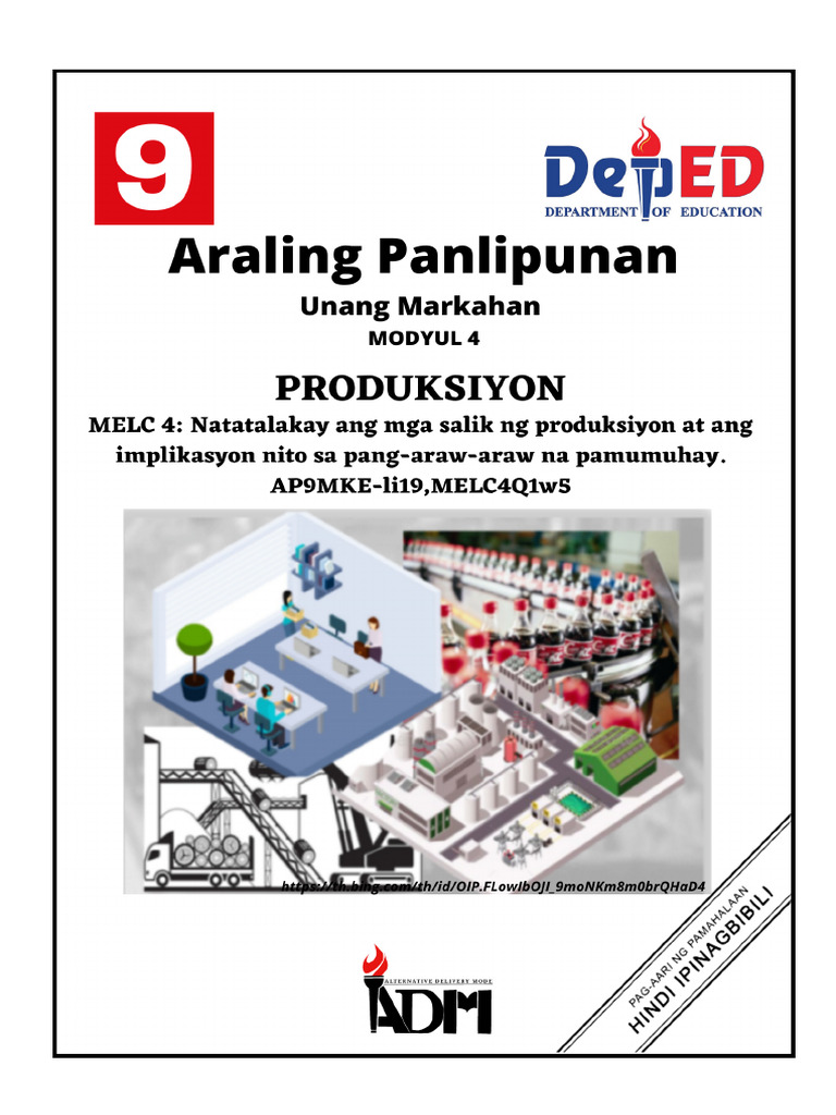 Modyul 4 - Produksiyon - PDF - WHLP - LAS - IPA | PDF