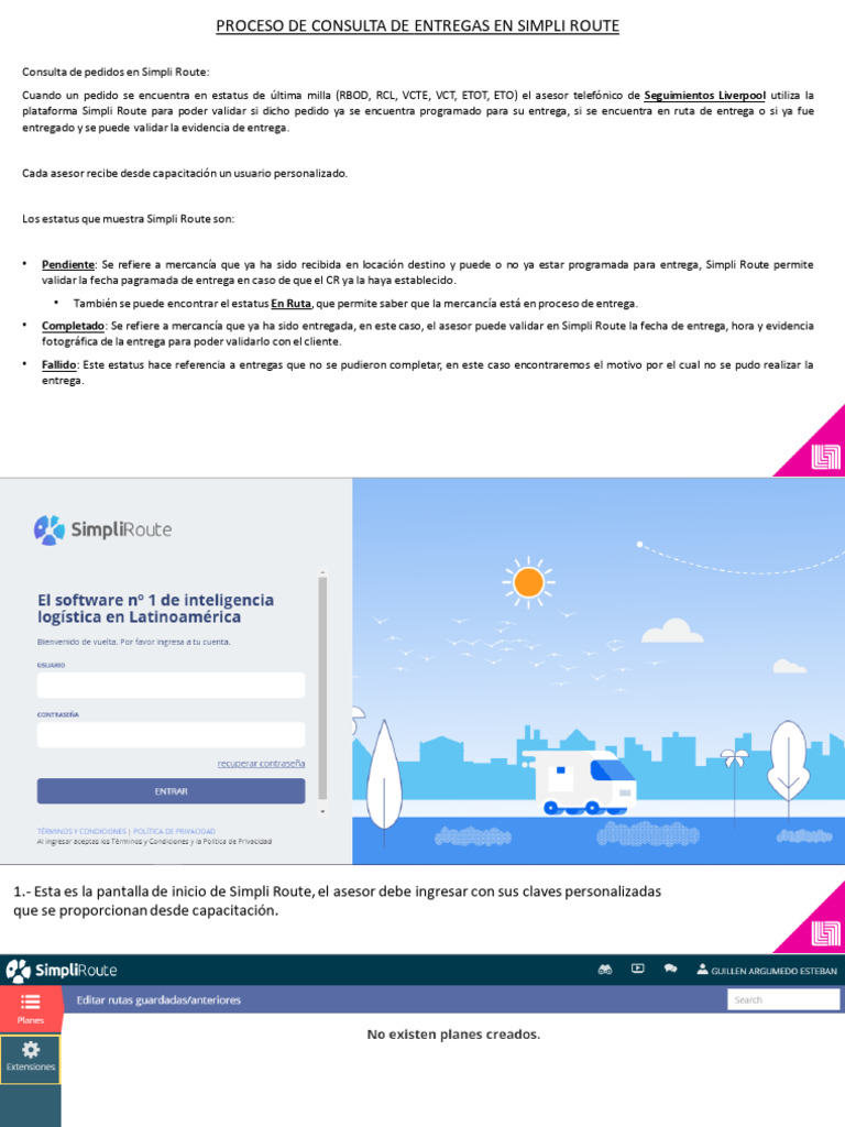 Consulta de Entregas en Simpli Route | PDF | Informática