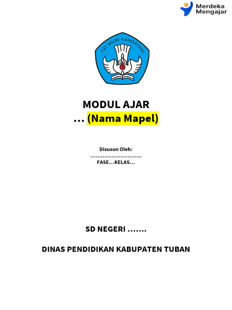 Format Modul Ajar | PDF