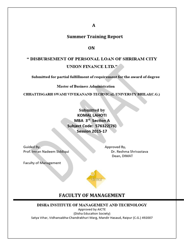 KOMAL | PDF | Non Bank Financial Institution | Banks