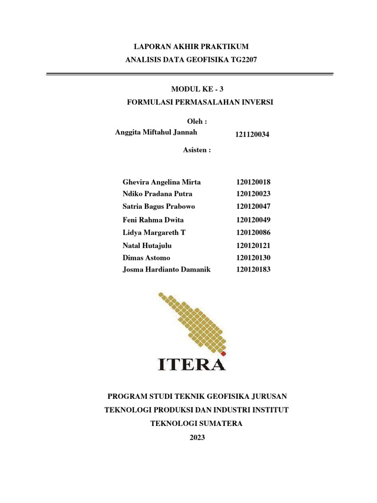 La Modul3 TGB 121120034 Anggitamiftahul | PDF