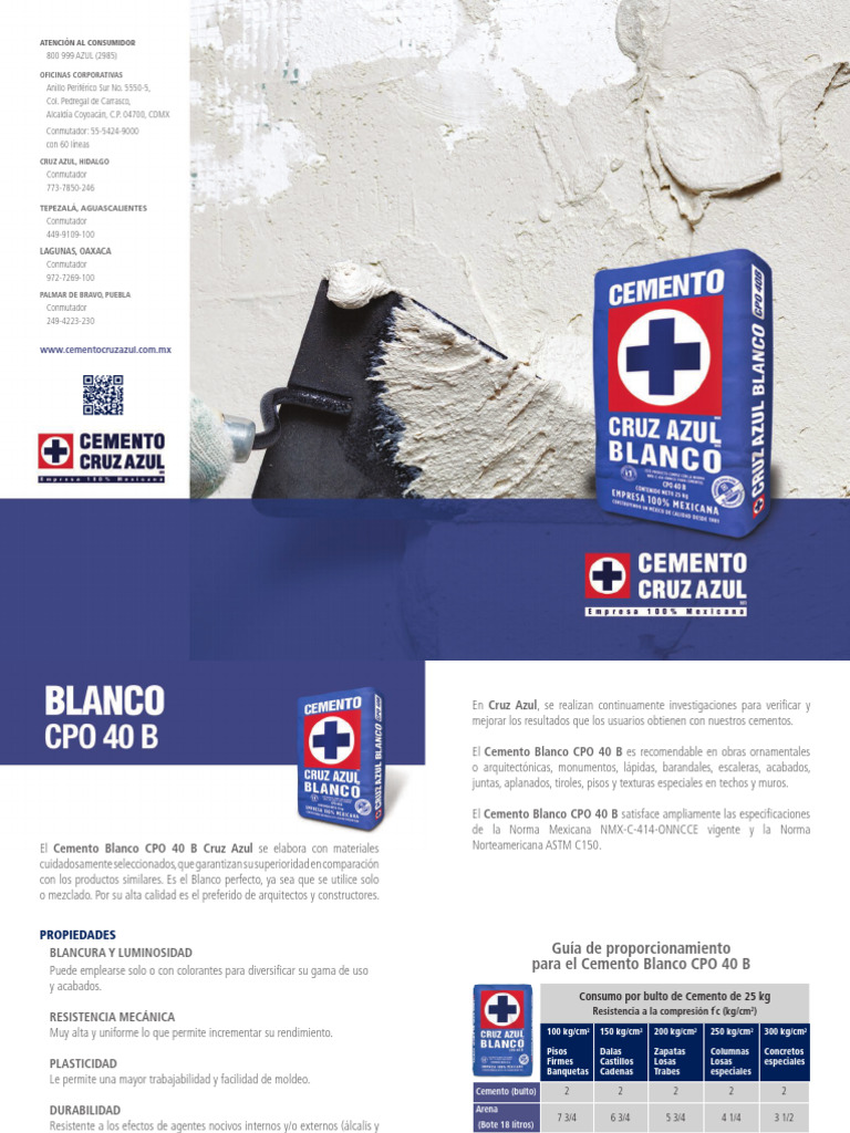 Folletos Cemento | PDF | Cemento | Hormigón