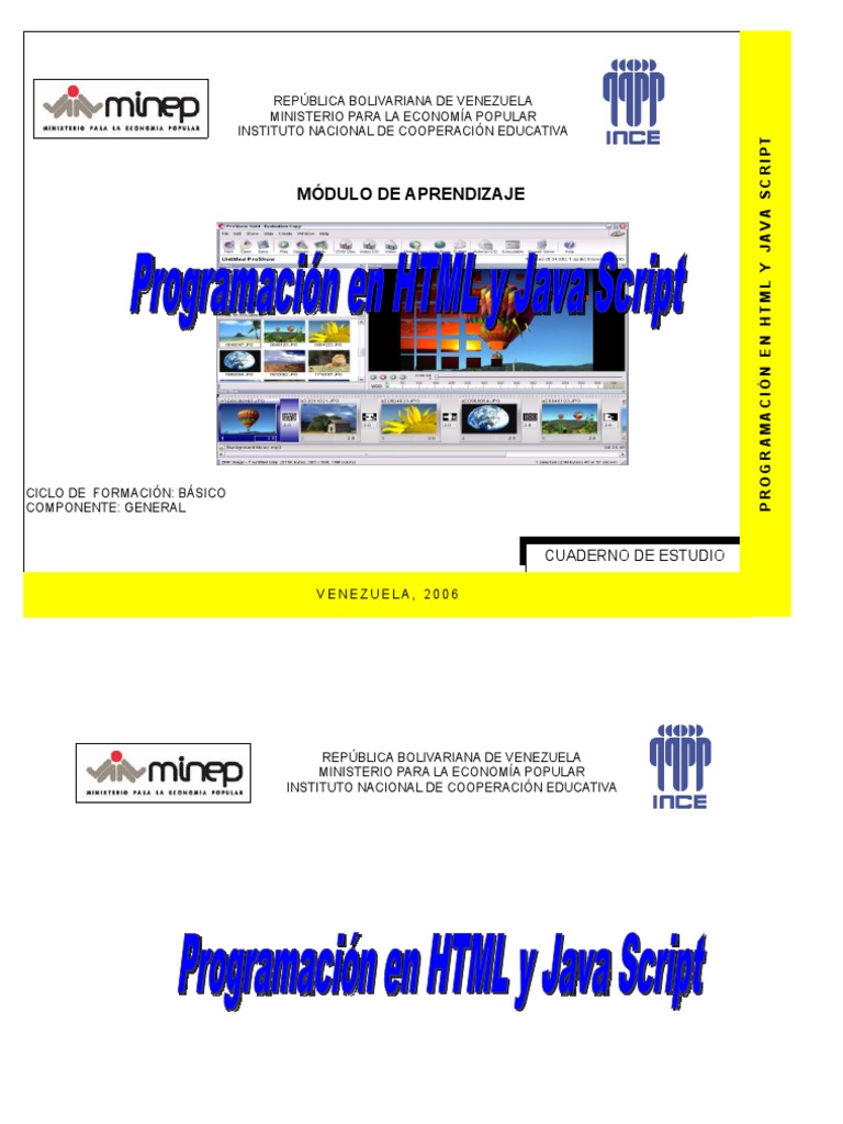 Programacion en HTML y Java Script | PDF | HTML | Color