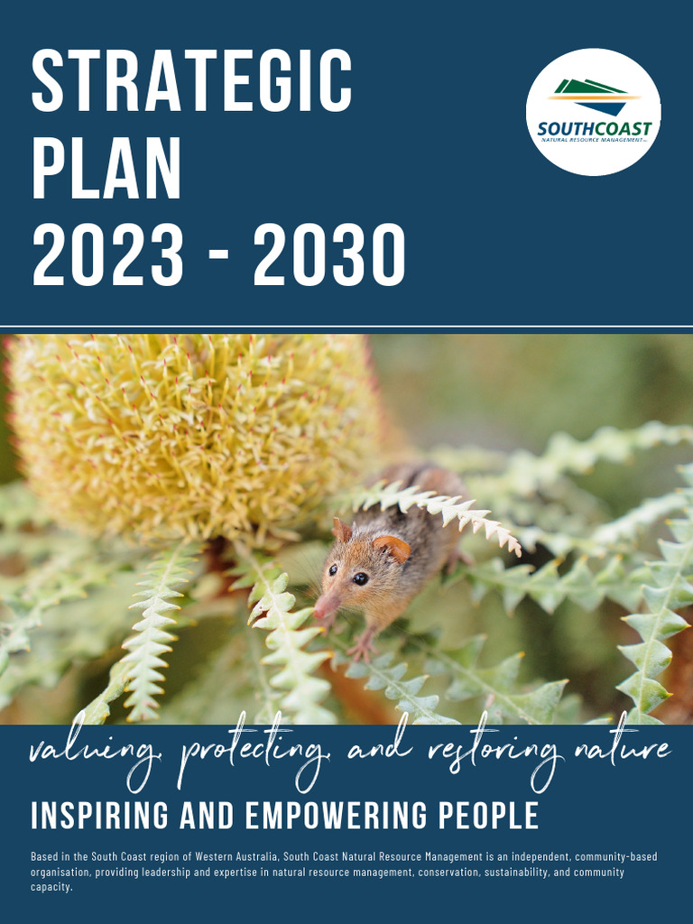 SCNRM Strategic Plan 2023 - 2030 | PDF | Sustainability | Natural ...