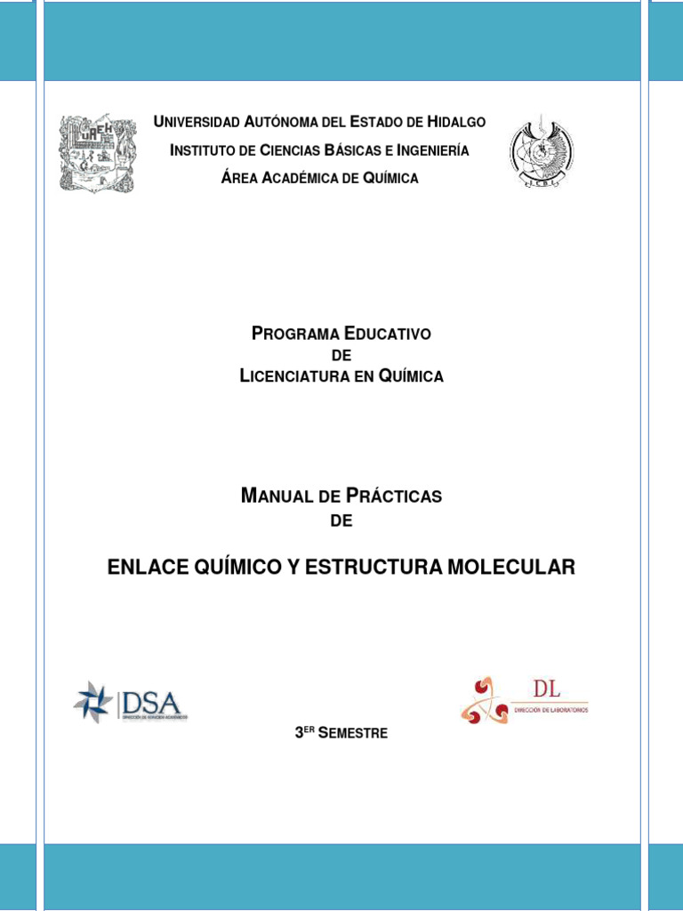 Manual De Enlace Quimico Y Estructura Molecular Pdf Laboratorios