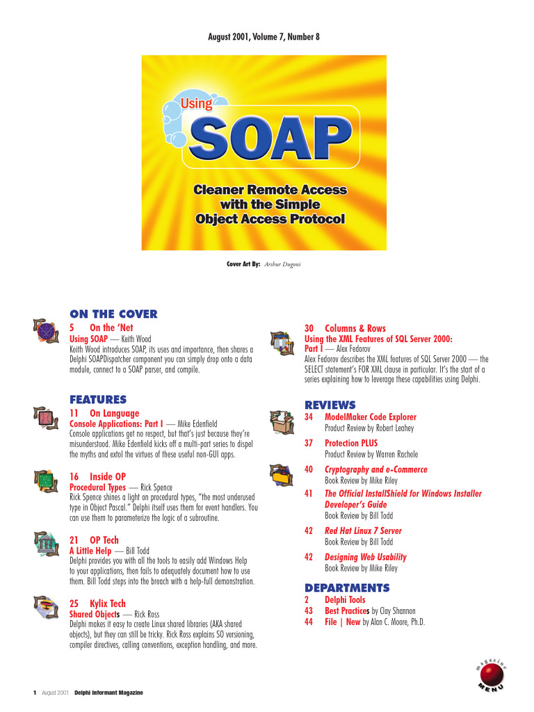 Delphi Informant 95 2001 | PDF | Soap | World Wide Web
