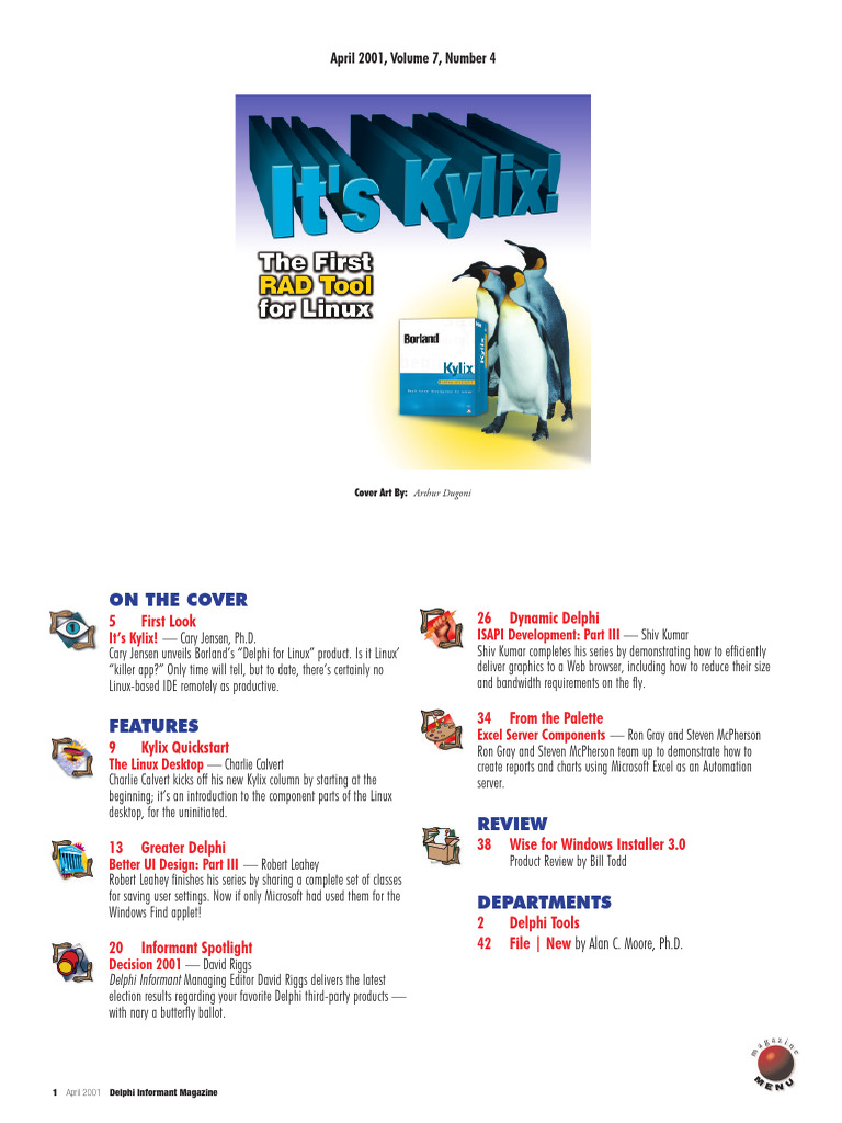 Delphi Informant 95 2001 | PDF | Computing | Software