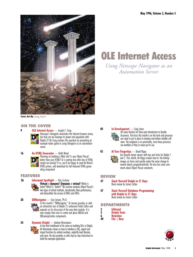 Delphi Informant Magazine (1995-2001) | PDF | Java (Programming Language) | World Wide Web