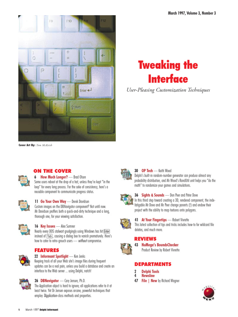 Delphi Informant Magazine (1995-2001) | PDF | Ibm Db2 | Component Object Model