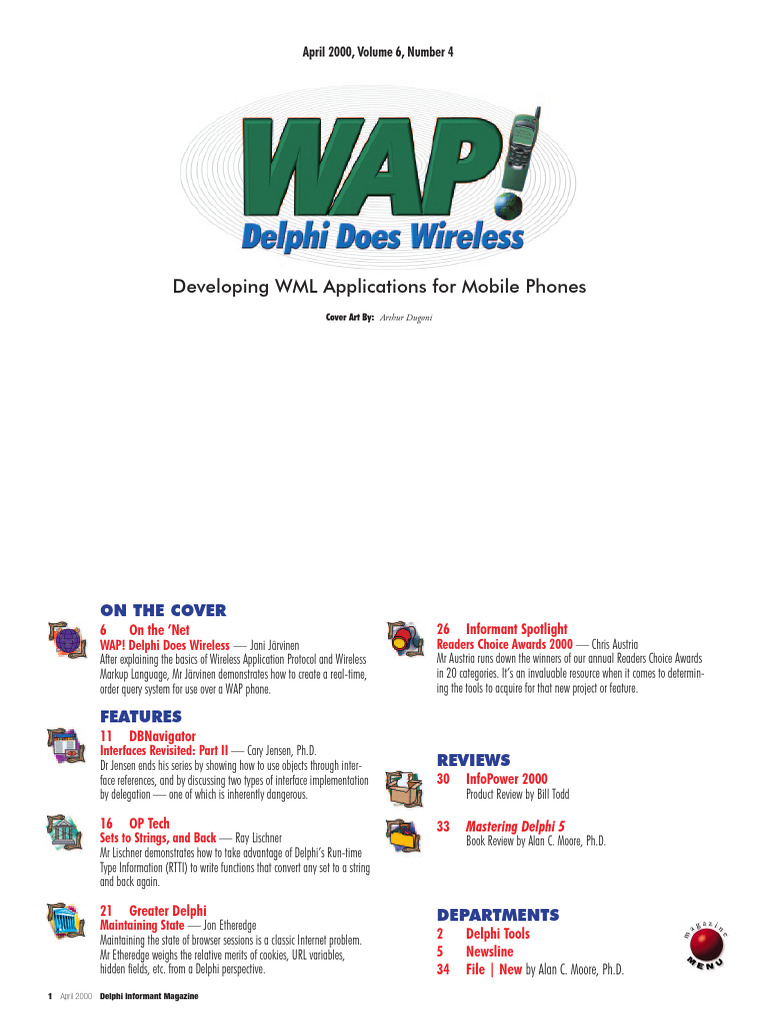 Delphi Informant Magazine (1995-2001) | PDF | Art | Computers