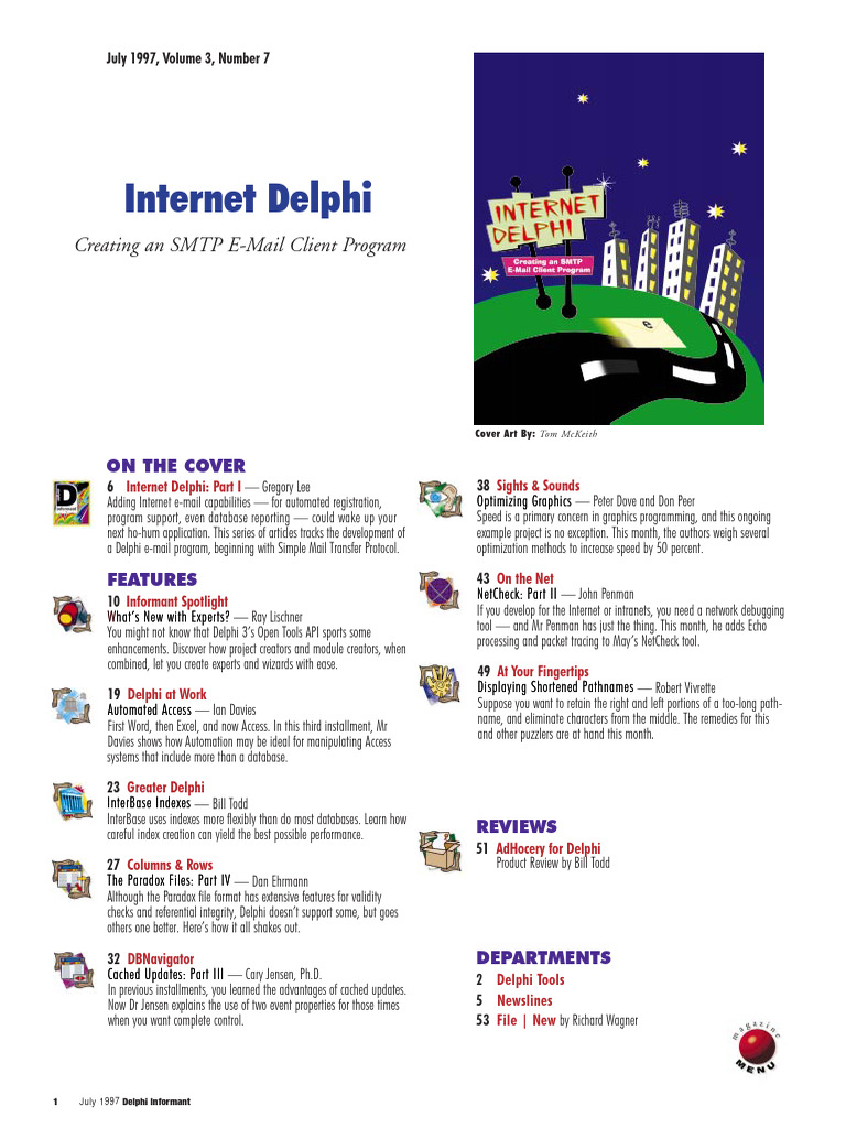 Delphi Informant Magazine (1995-2001) | PDF | Port (Computer Networking) | Software Engineering